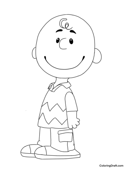 Charlie Brown Coloring Pages - ColoringDraft.com