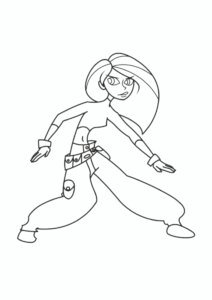 Sim Possible Coloring Pages - ColoringDraft.com