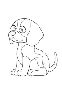 Beagle Coloring Pages - ColoringDraft.com
