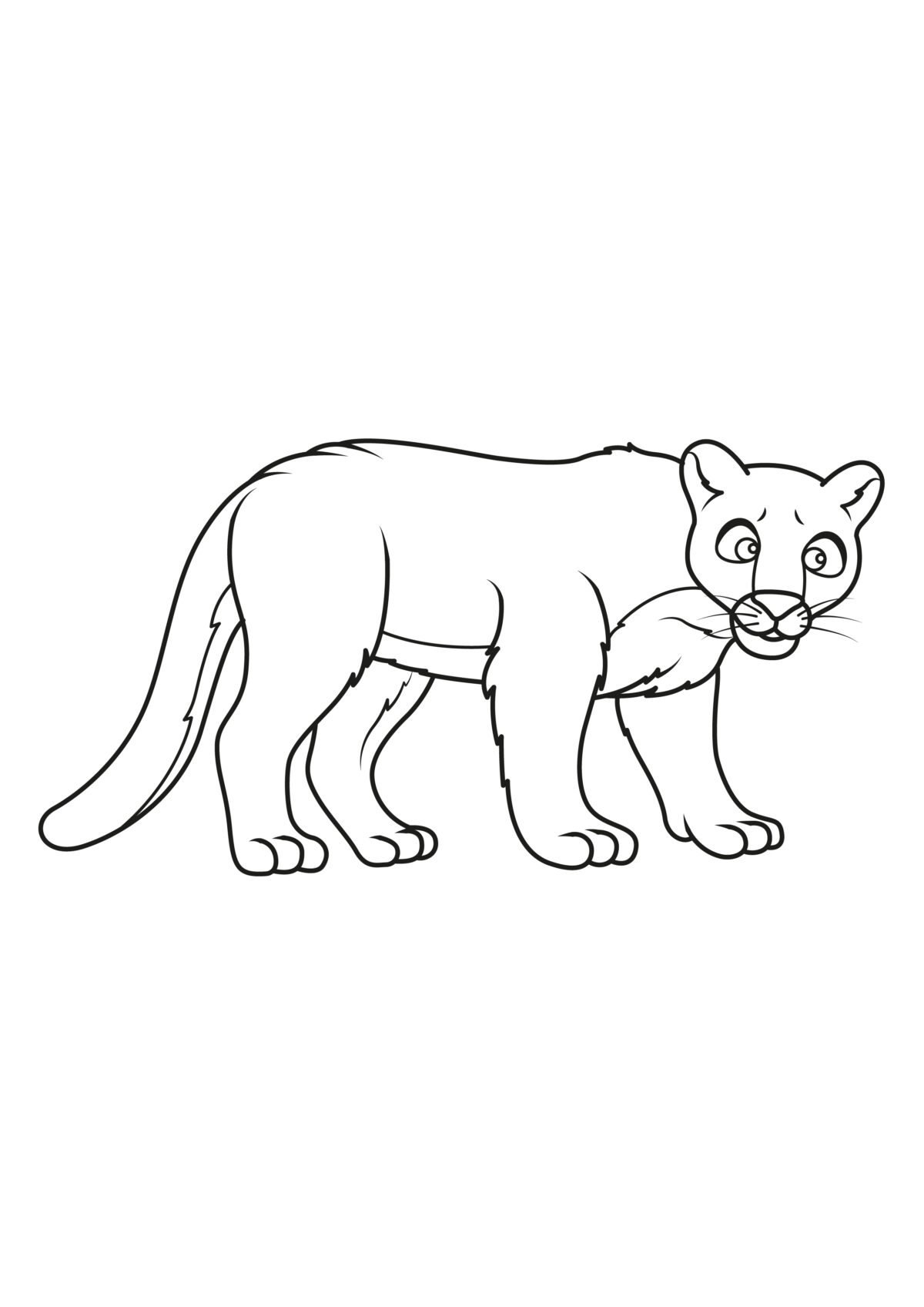 Puma Coloring Pages - ColoringDraft.com