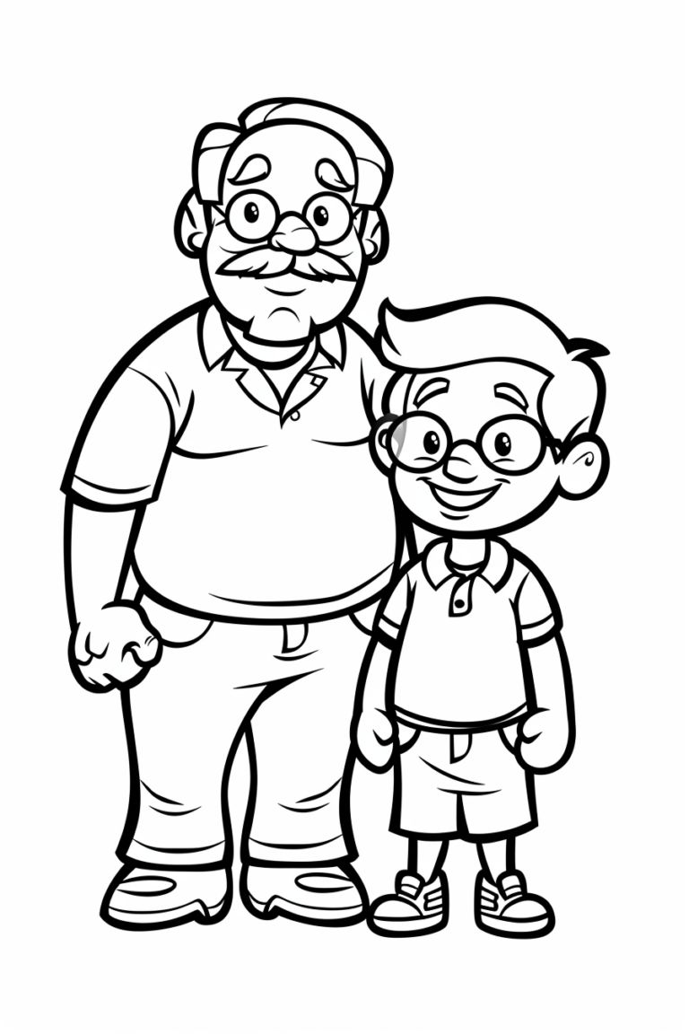 Father Coloring Pages - ColoringDraft.com