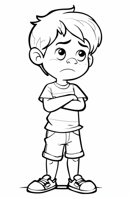 Boy Coloring Pages - ColoringDraft.com