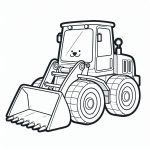 Wheel Loader Coloring Pages - ColoringDraft.com